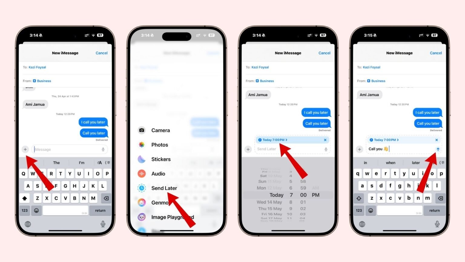 How to Schedule a Text Message on iPhone (iOS 18 & Older)