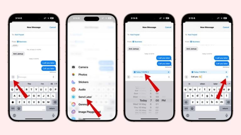 How to Schedule a Text Message on iPhone (iOS 18 & Older)