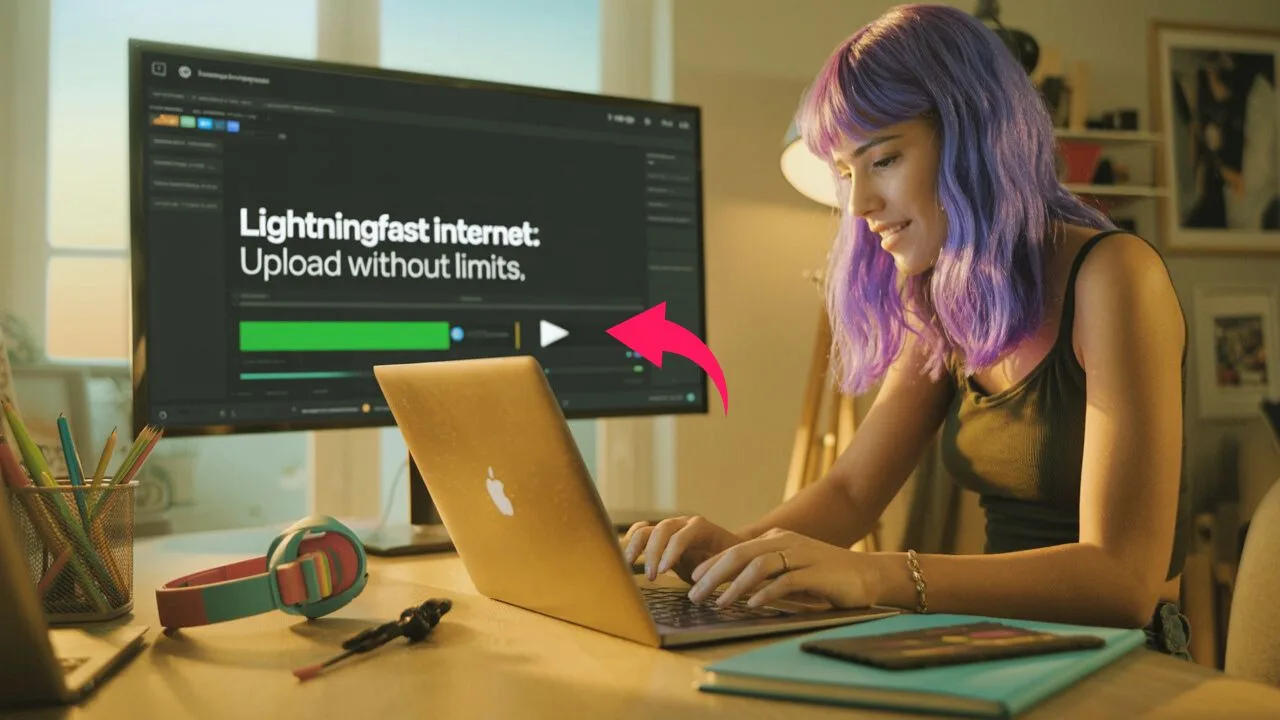 Best Internet for Creators: Why Upload Speed Wins